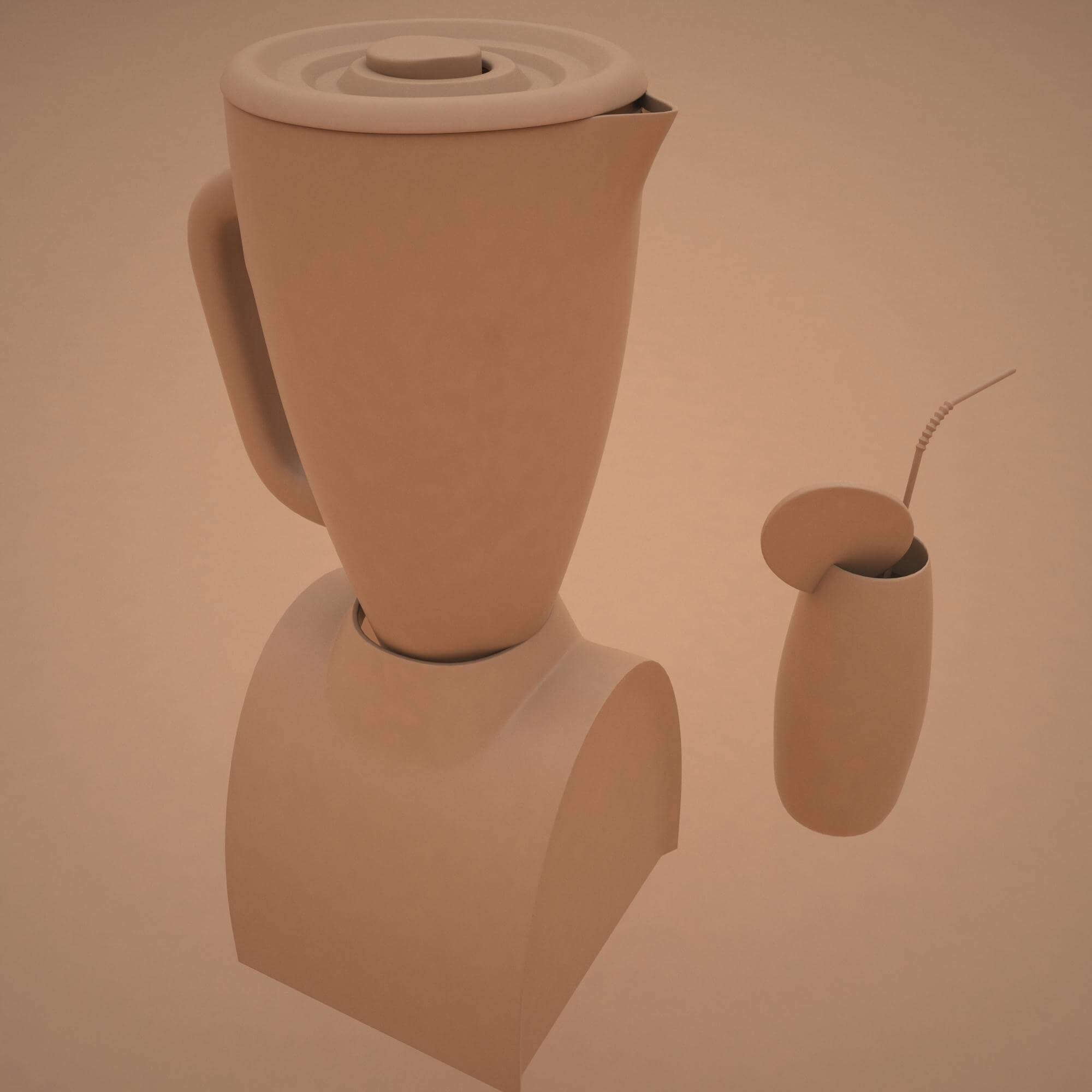 Fruit Blender - 3D Model by Zakaria art work