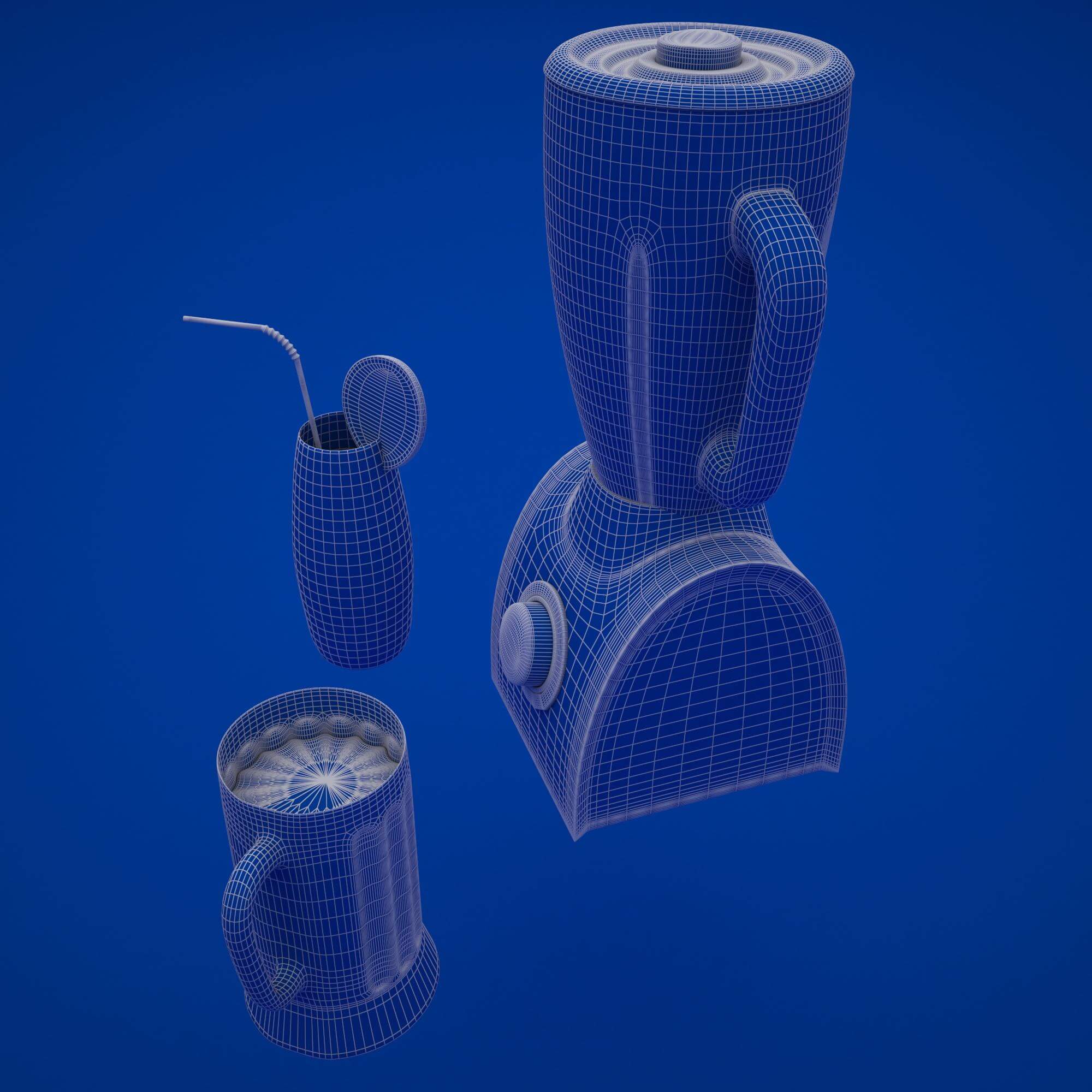 Fruit Blender - 3D Model by Zakaria art work