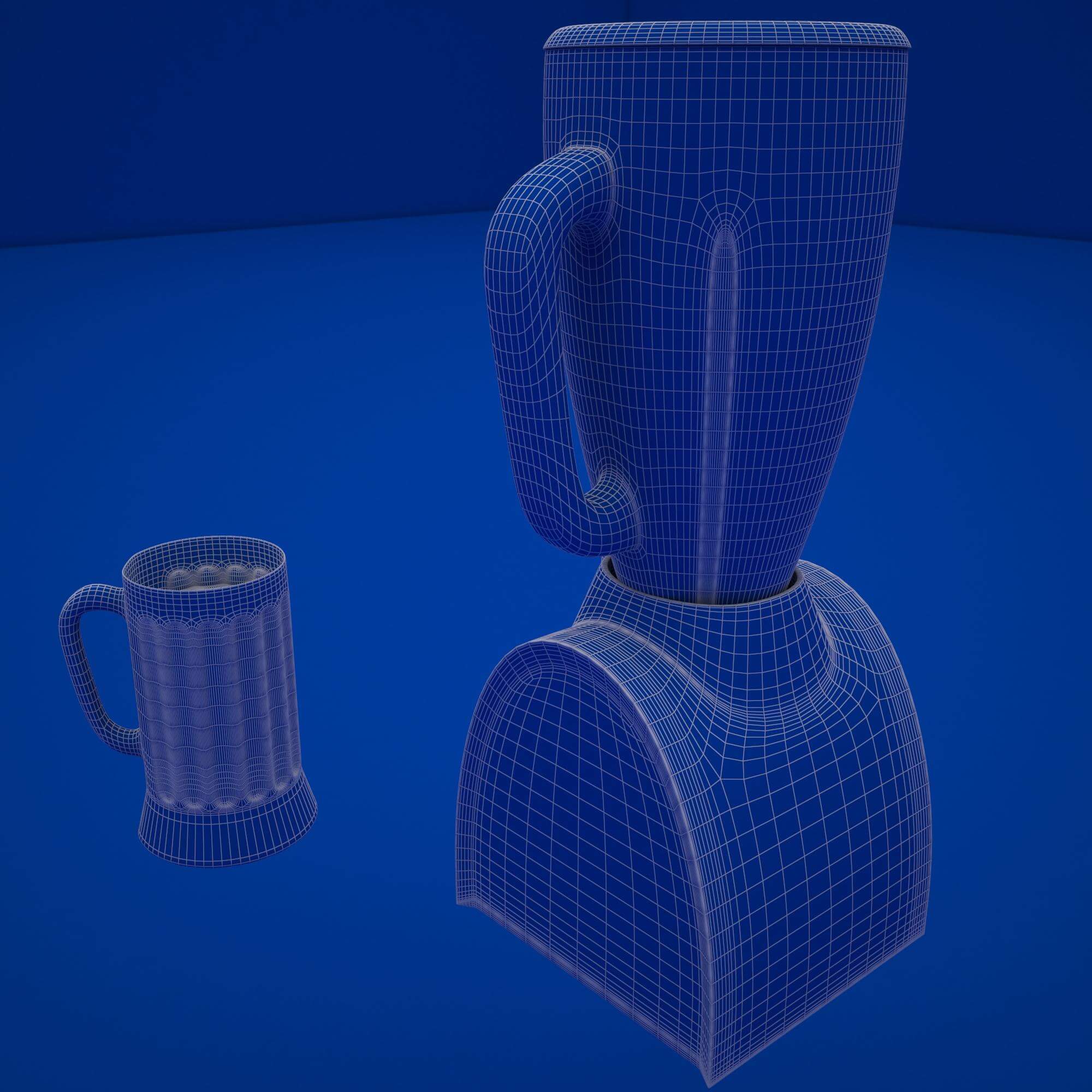 Fruit Blender - 3D Model by Zakaria art work