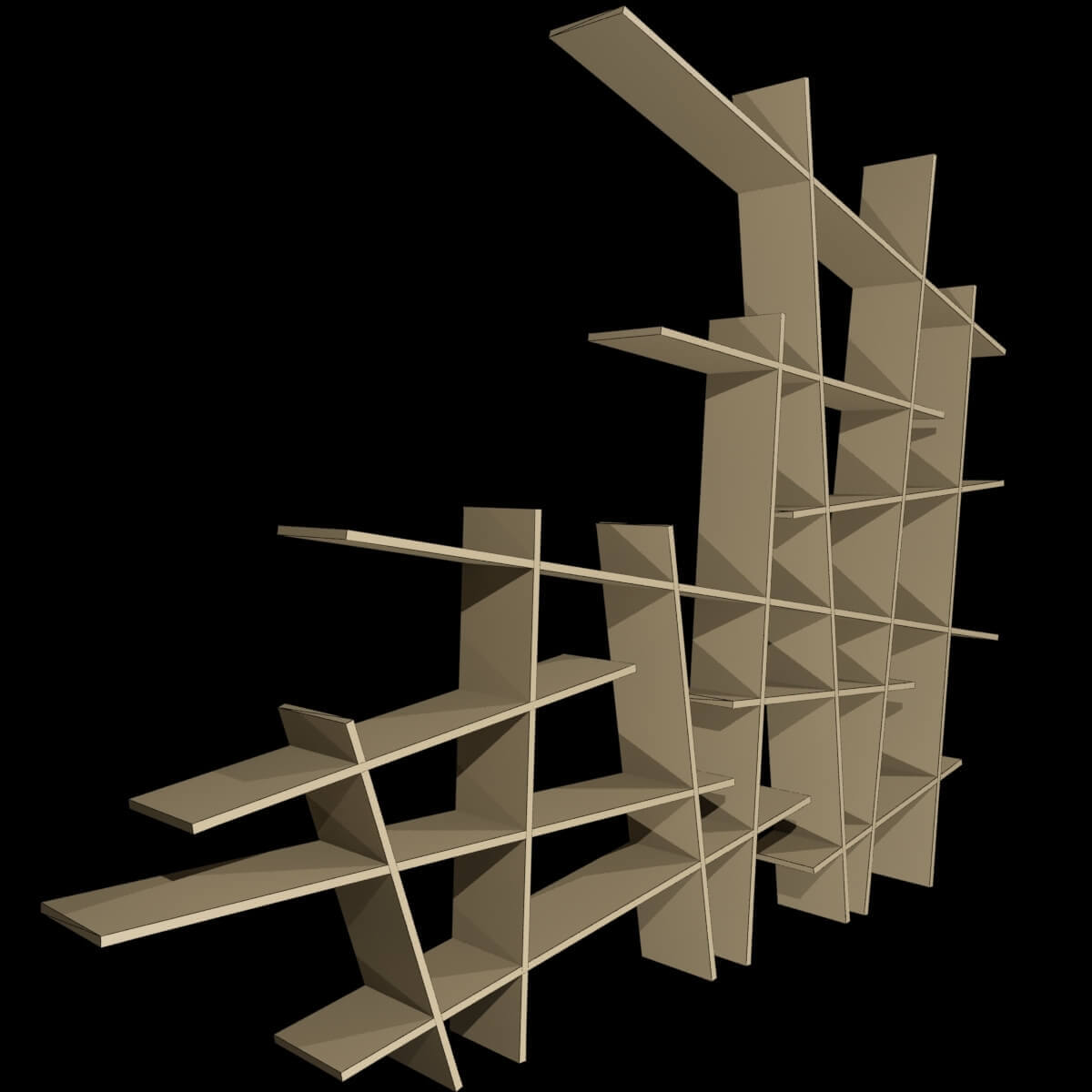 Wall Shelves - 3D Model by Zakaria art work