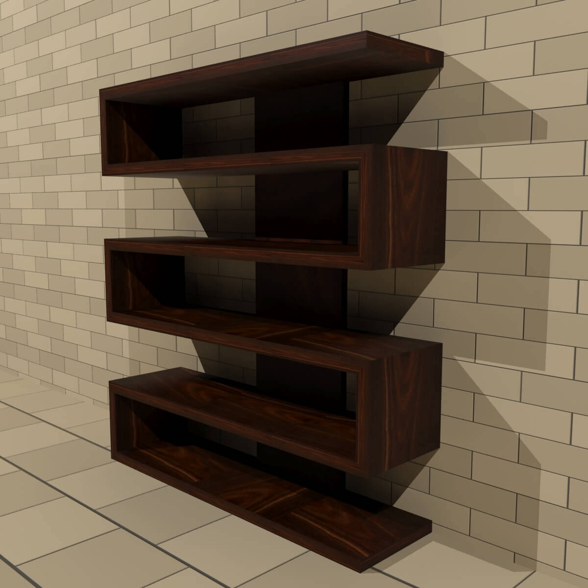 Wall Shelf Unit - 3D Model by Zakaria art work