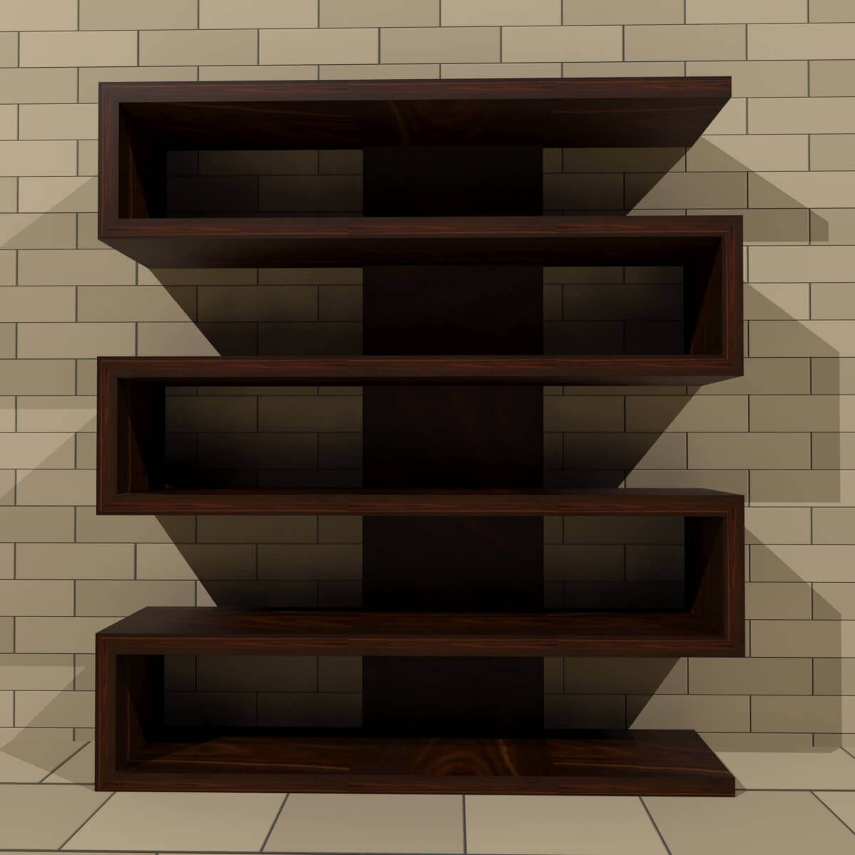 Wall Shelf Unit - 3D Model by Zakaria art work