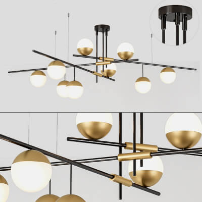 Technum chandelier - 3D Model by Zakirov3d