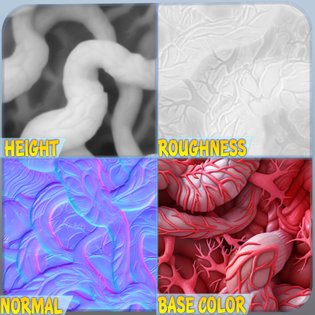 Anatomy Seamless Texture by zames1992d