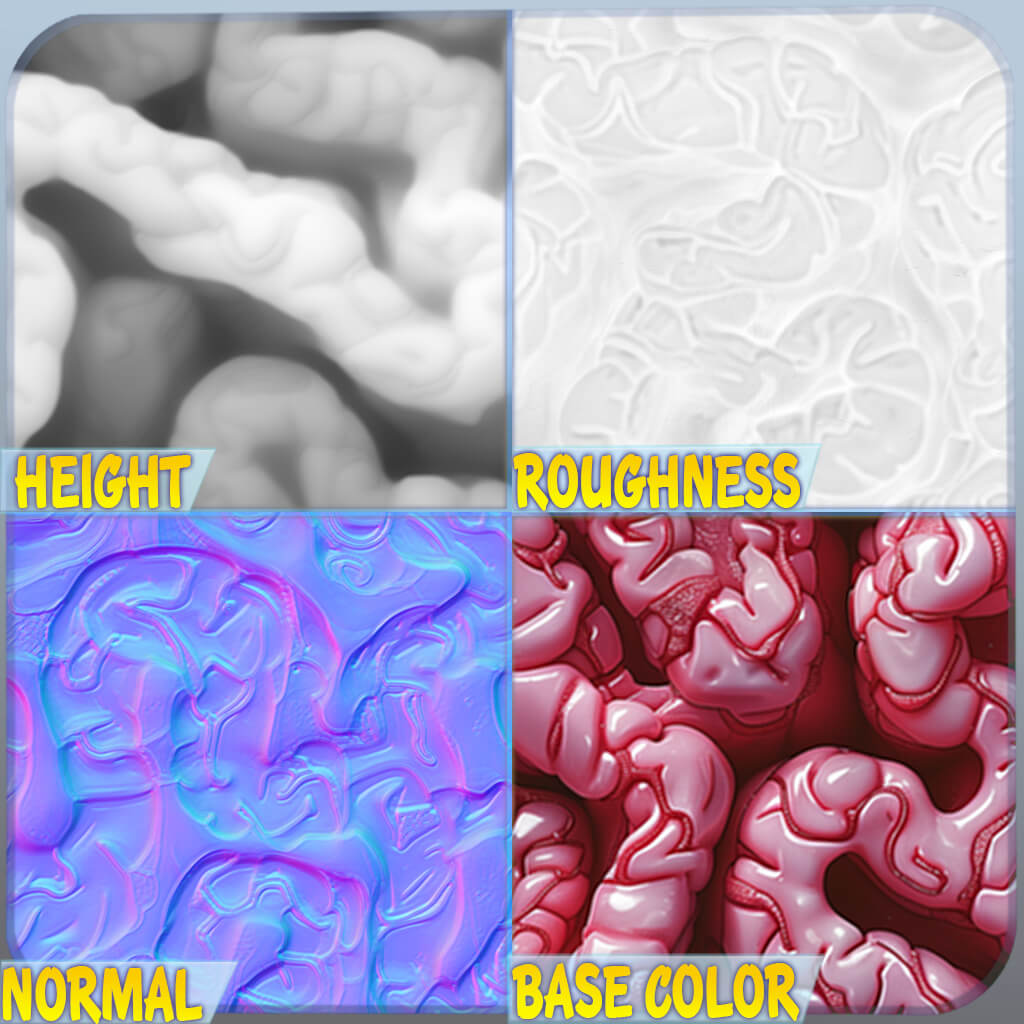 Anatomy Seamless Texture by zames1992d