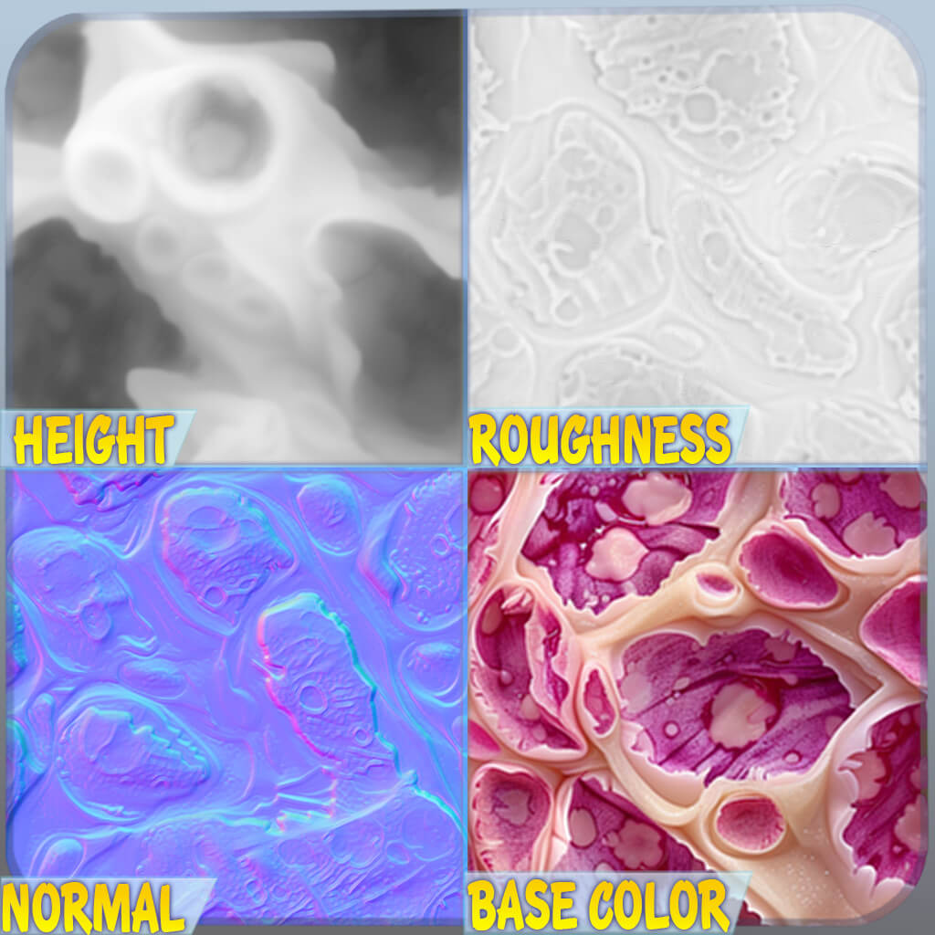 Anatomy Seamless Texture by zames1992d