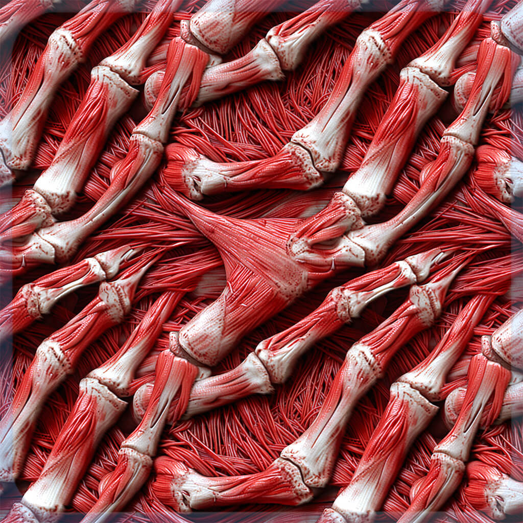 Anatomy Seamless Texture by zames1992d