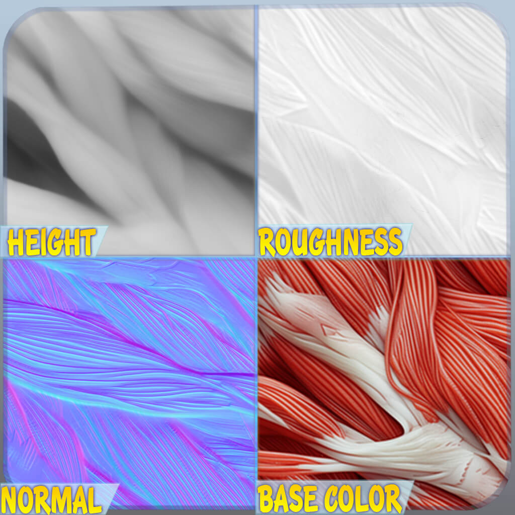 Anatomy Seamless Texture by zames1992d