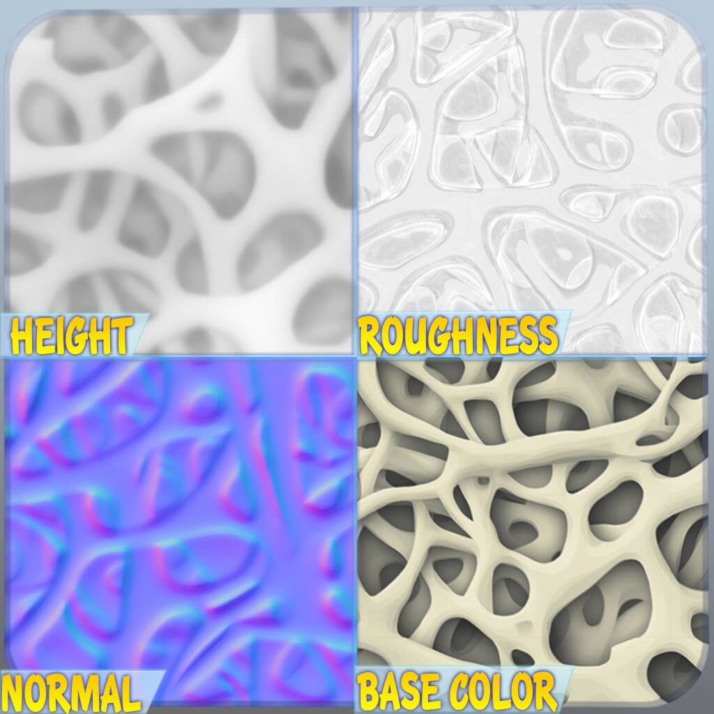 Bone Seamless Texture by zames1992d
