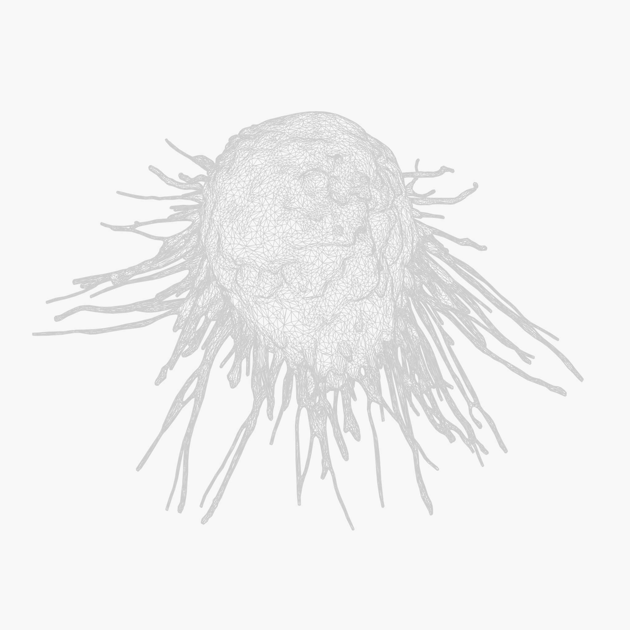 Cancer Cell Tumor - 3D Model by zames1992d
