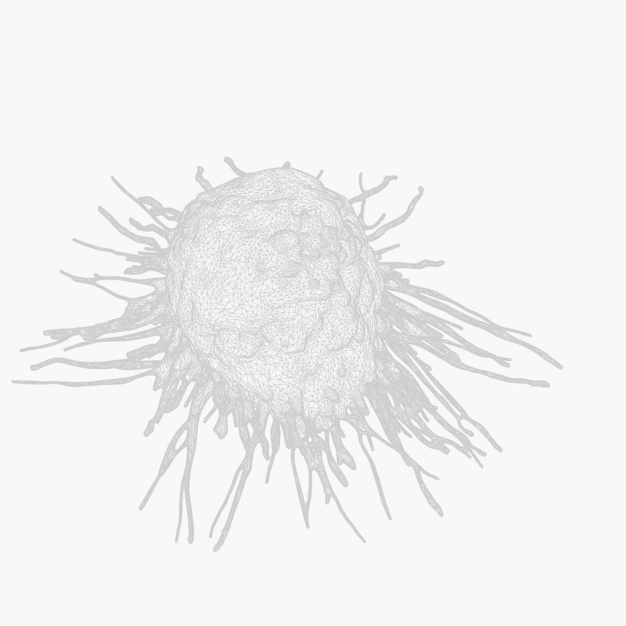 Cancer Cell Tumor - 3D Model by zames1992d