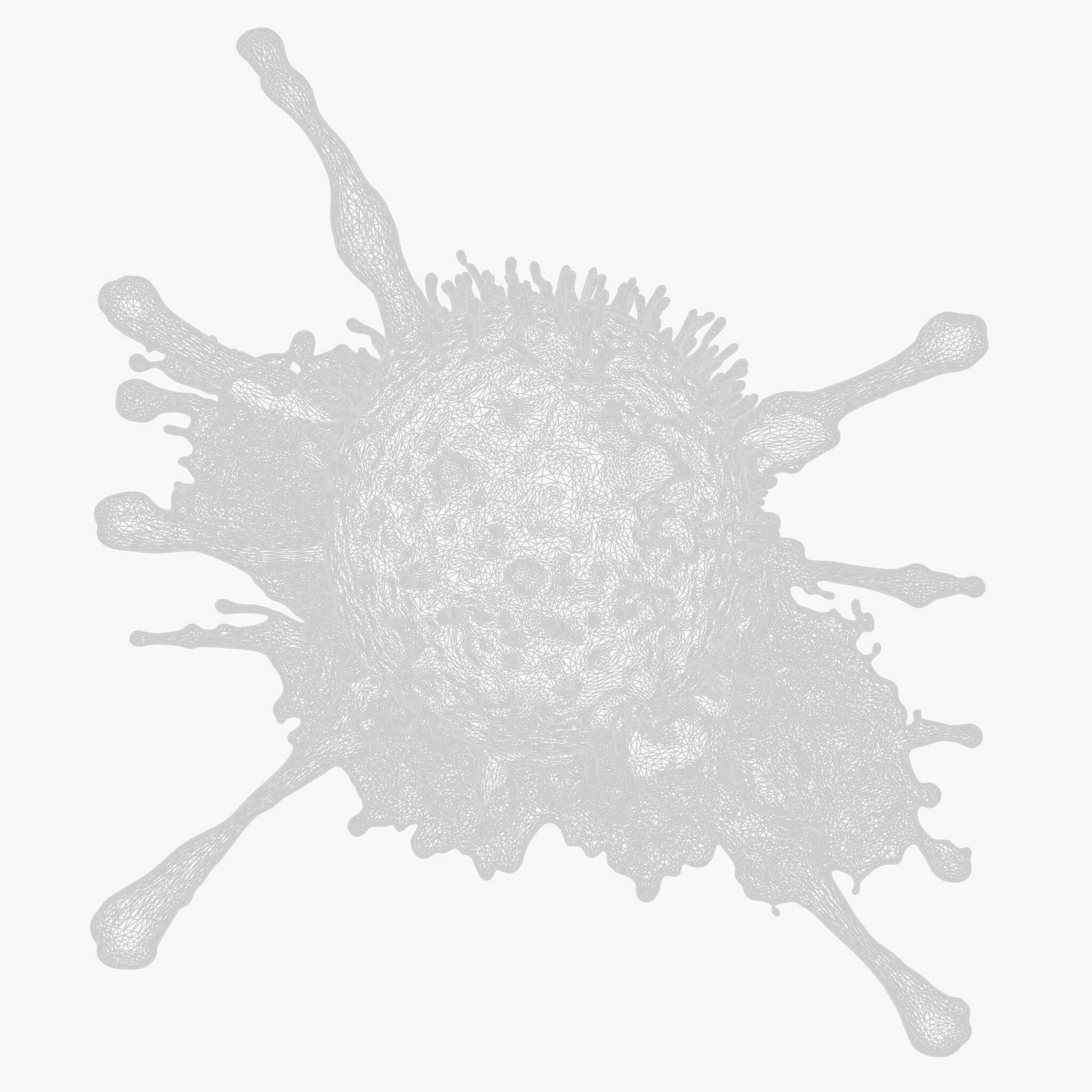 Cancer Cell Tumor - 3D Model by zames1992d