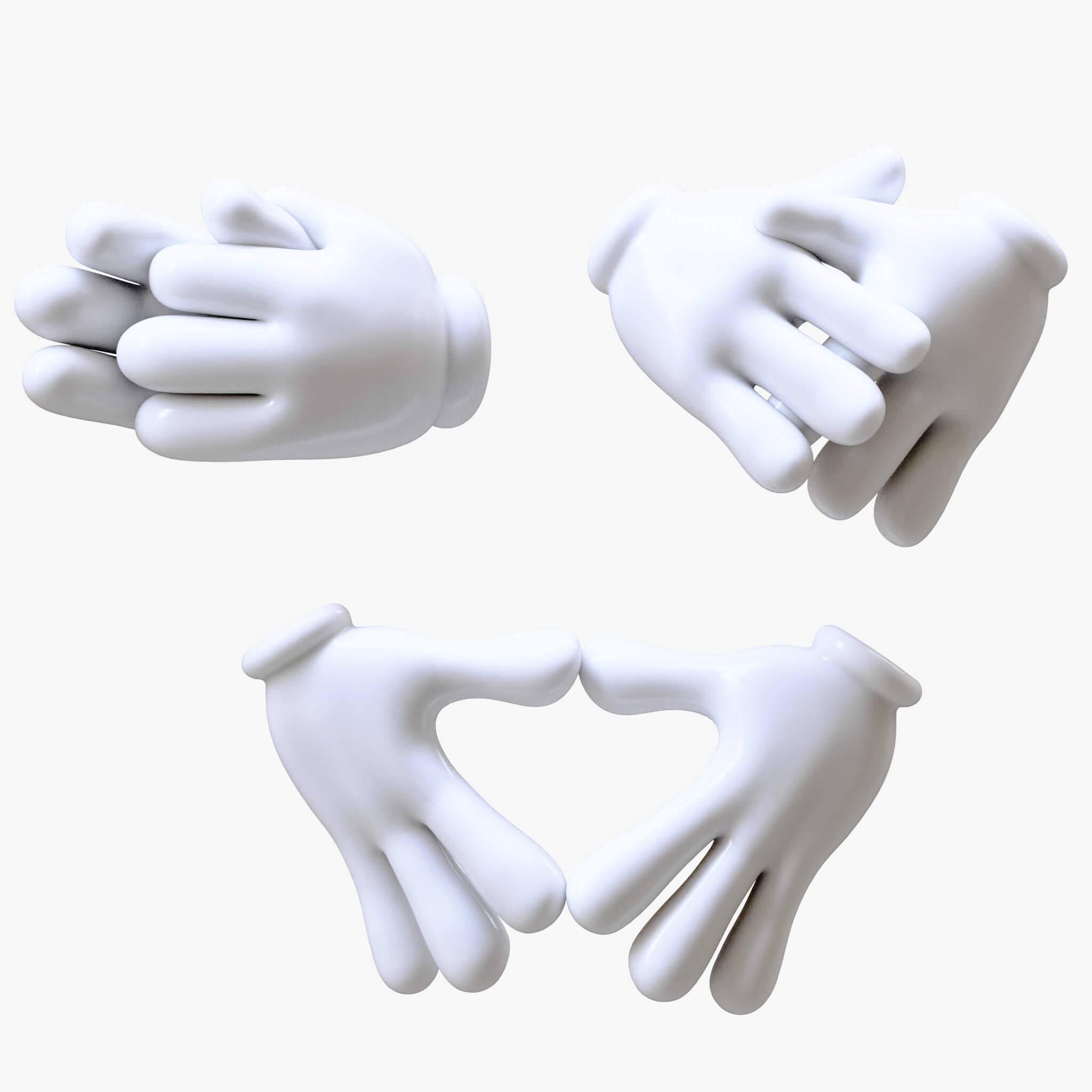 Cartoon Stylized Hand - 3D Model by zames1992d