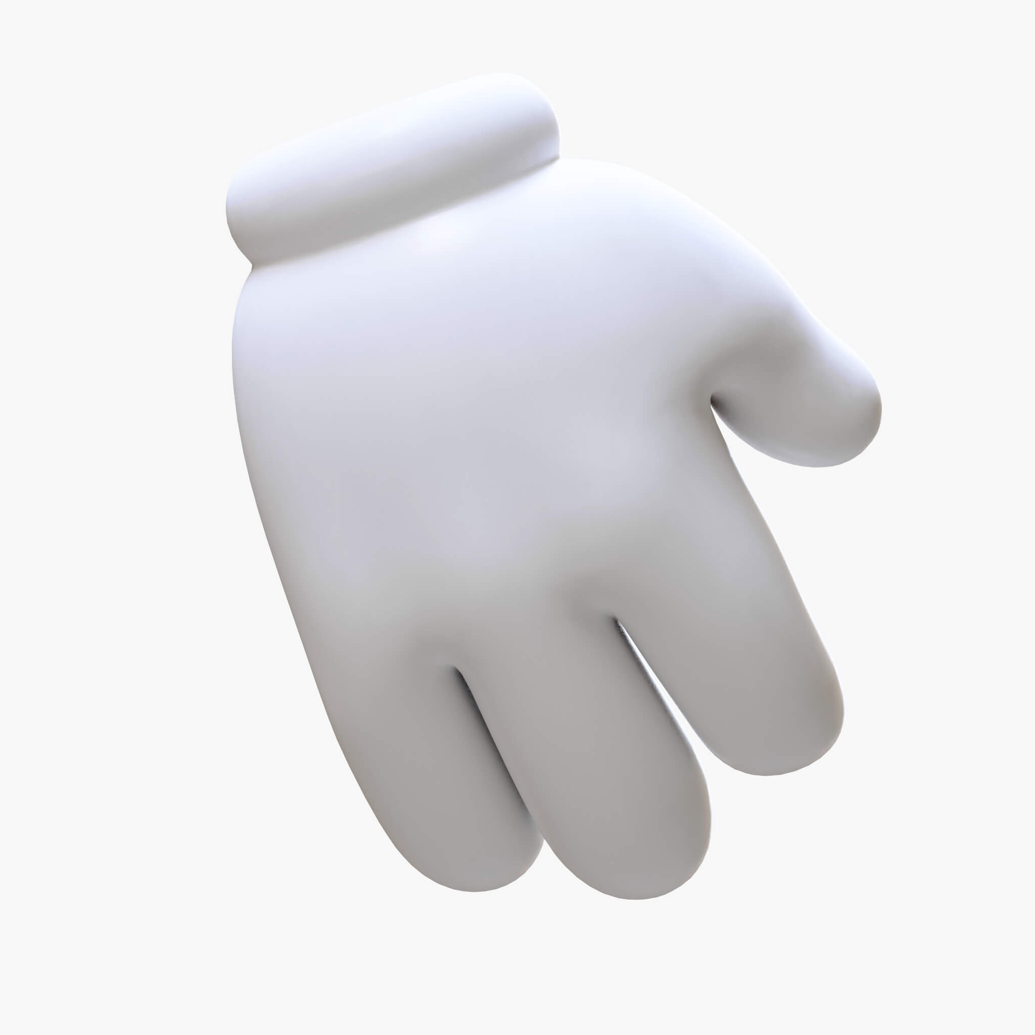 Cartoon Stylized Hand - 3D Model by zames1992d