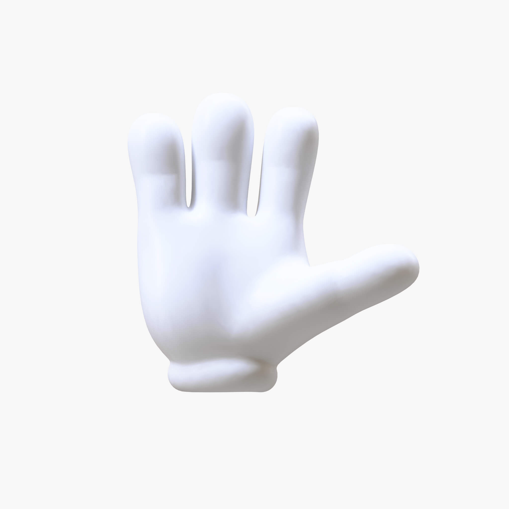 Cartoon Stylized Hand - 3D Model by zames1992d