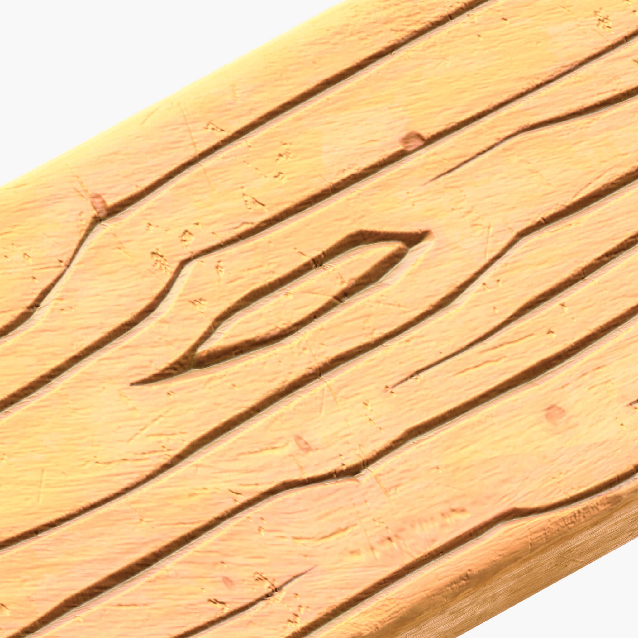 Cartoon Wood Planks - 3D Model by zames1992d