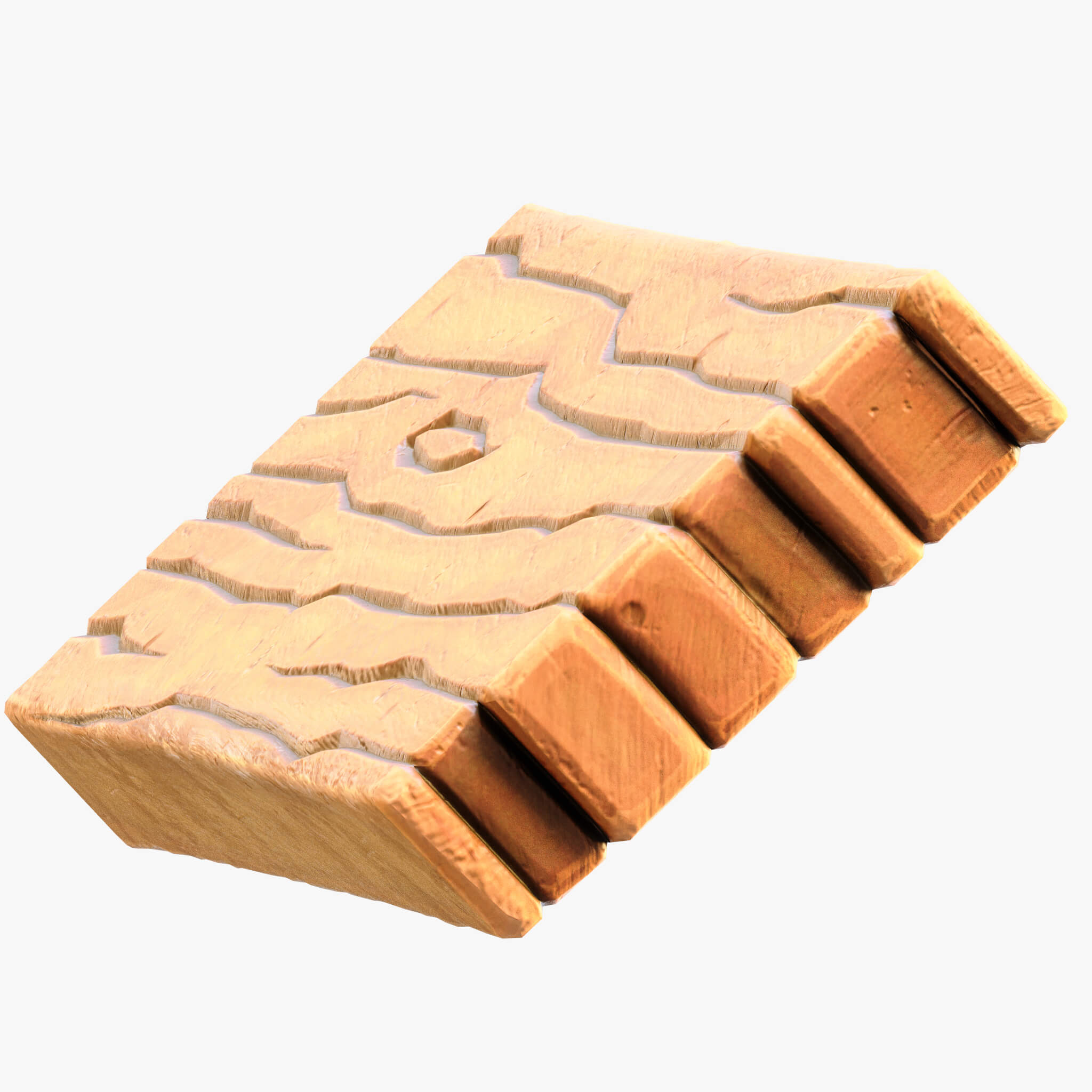 Cartoon Wood Planks - 3D Model by zames1992d