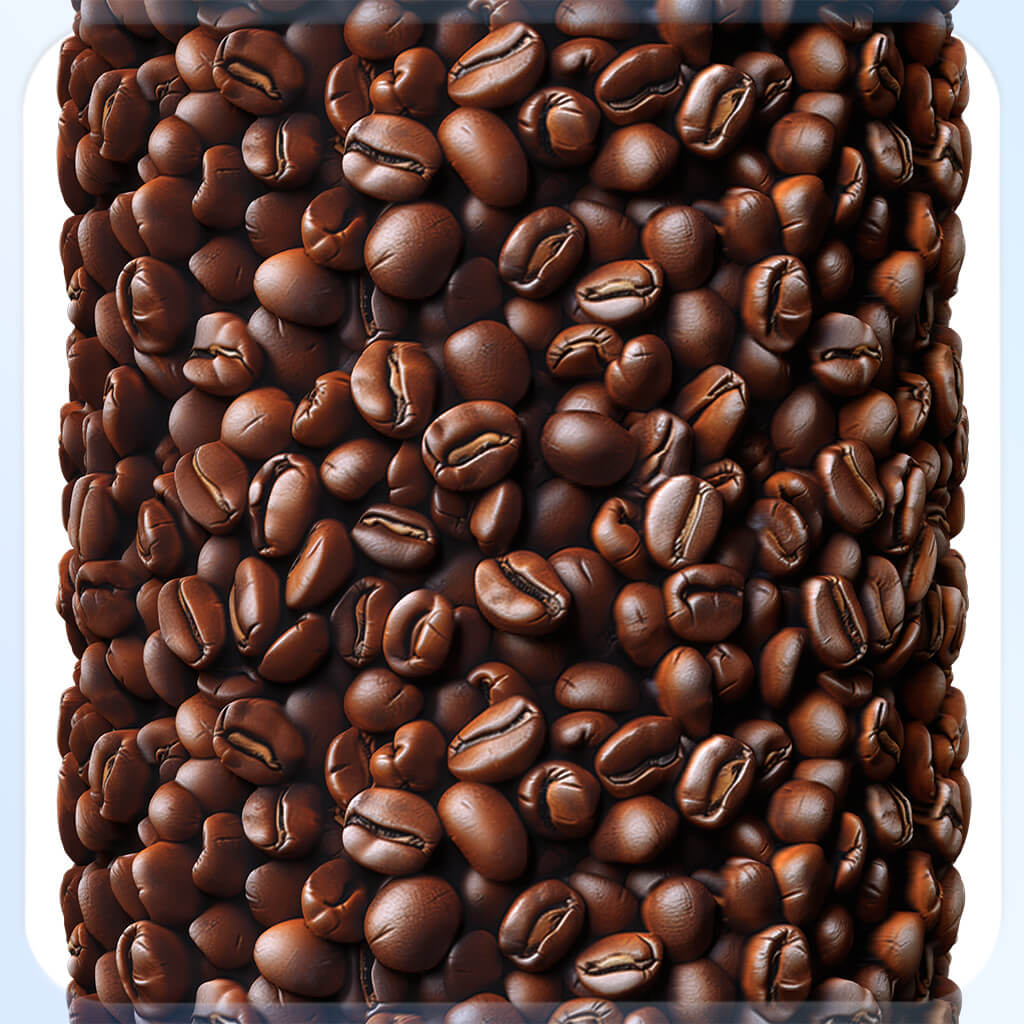 Coffee Bean Seamless Texture by zames1992d
