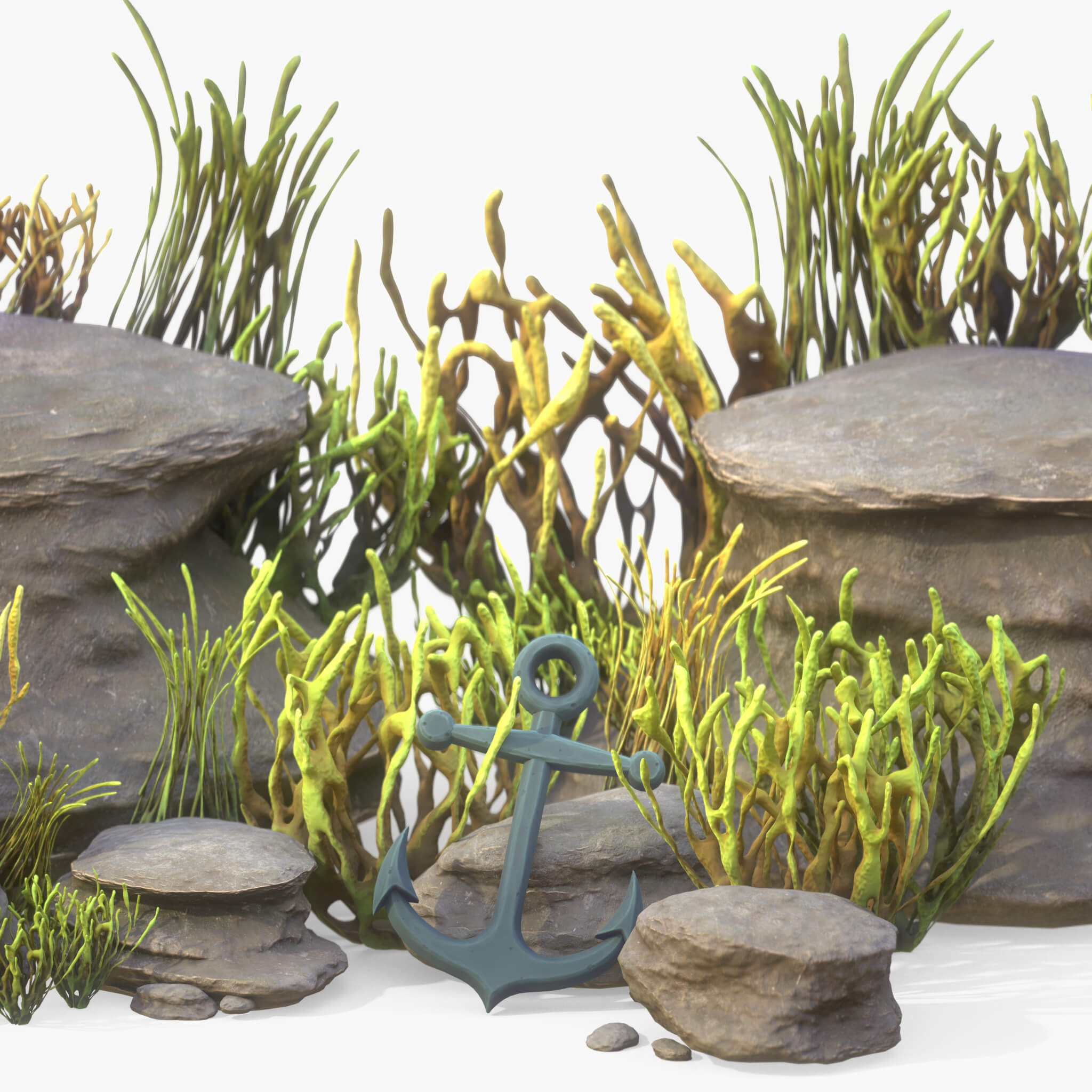 Coral Reef Stylized - 3D Model by zames1992d