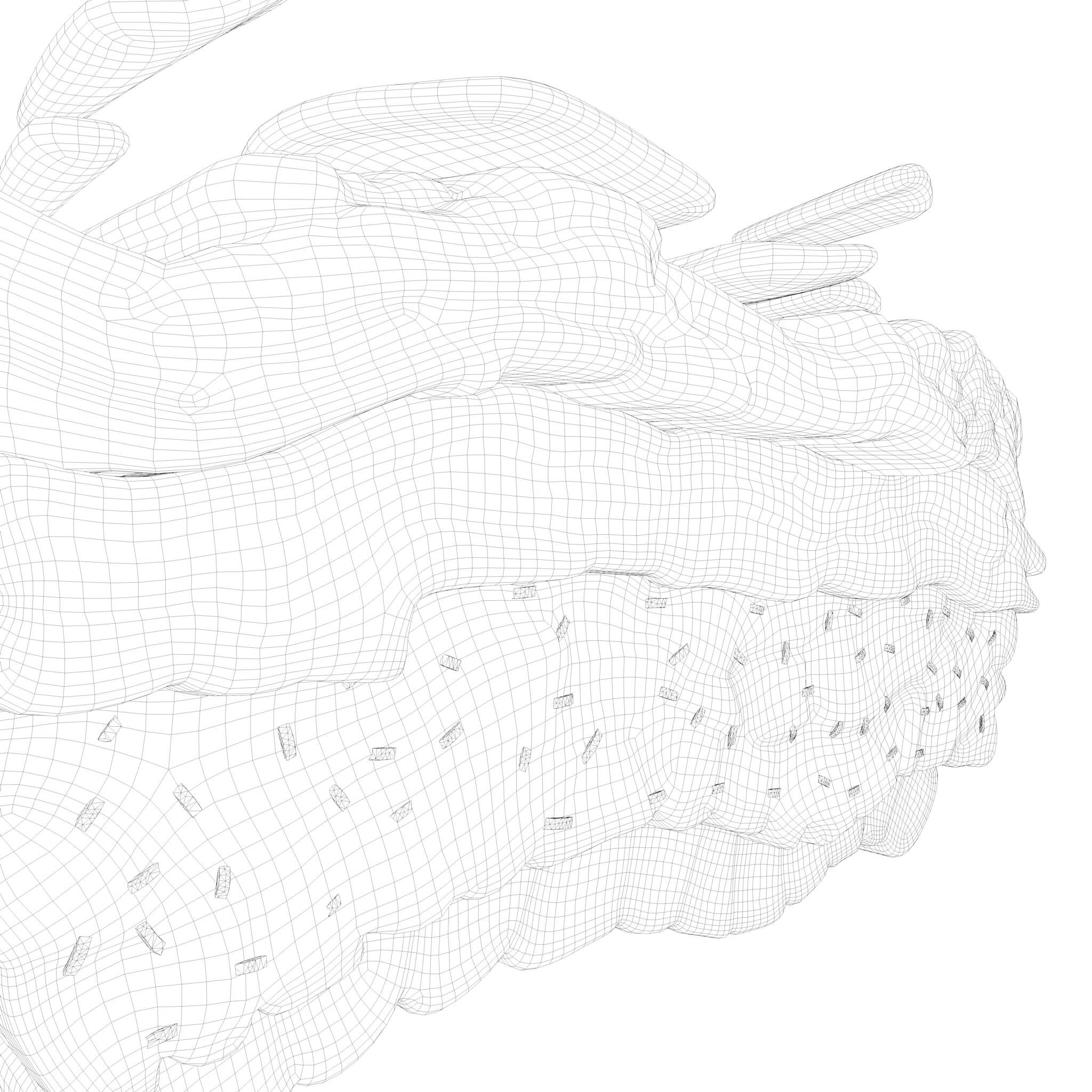 Epidermis Cross Section Anatomy - 3D Model by zames1992d