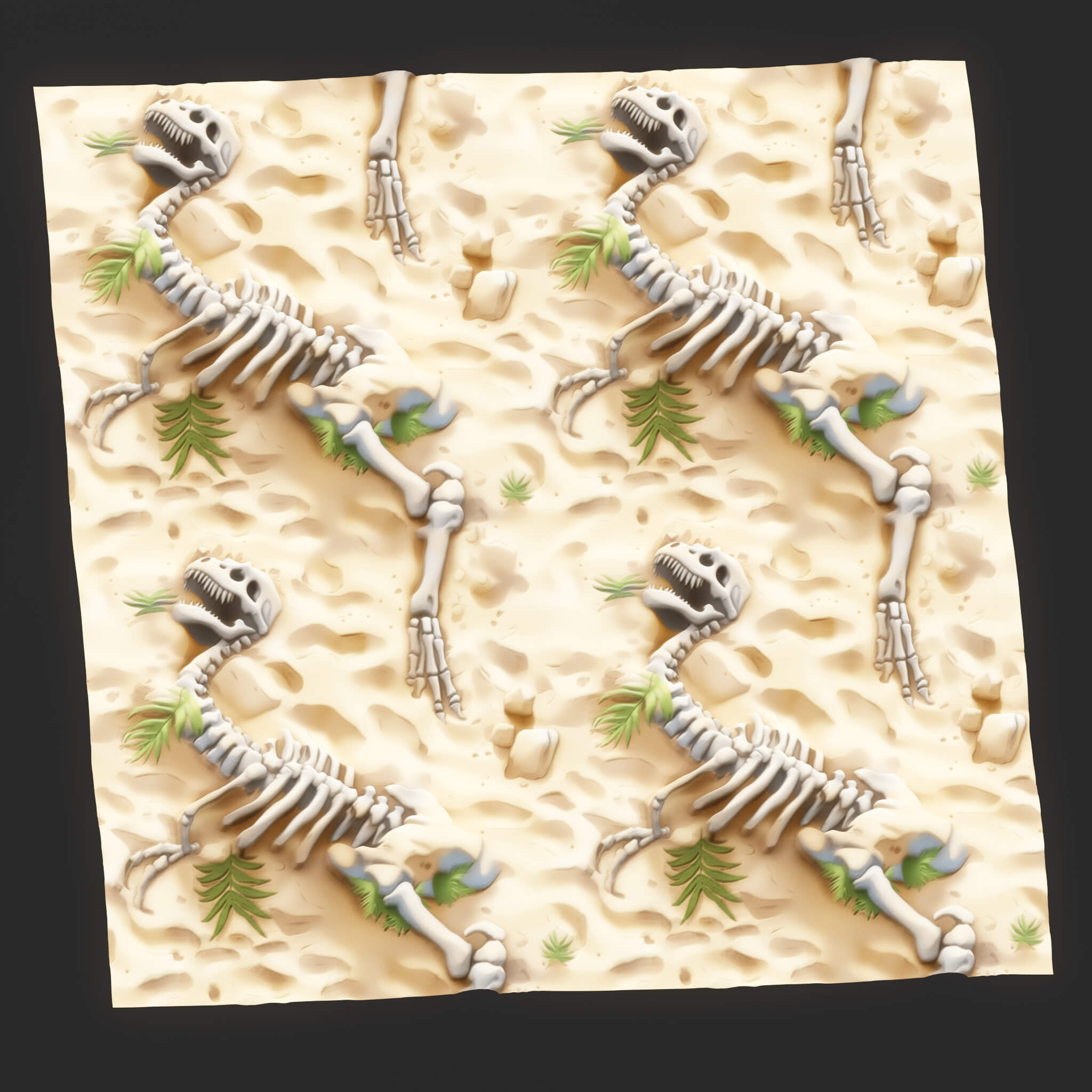 Grass Floor Flowers Ground Natural Elements Tileable Tiling - 3D ...