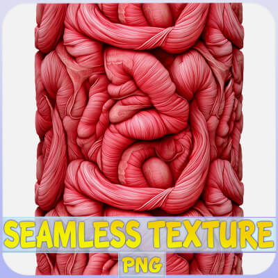 Intestine Seamless Texture by zames1992d
