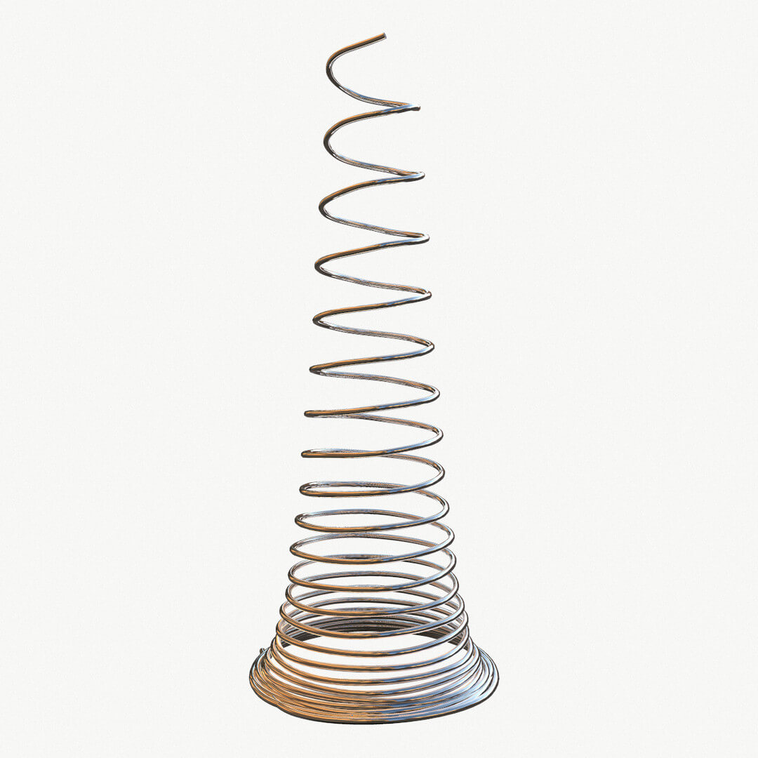 Metal Spiral Spring Ultimate Collection - 3D Model by zames1992d
