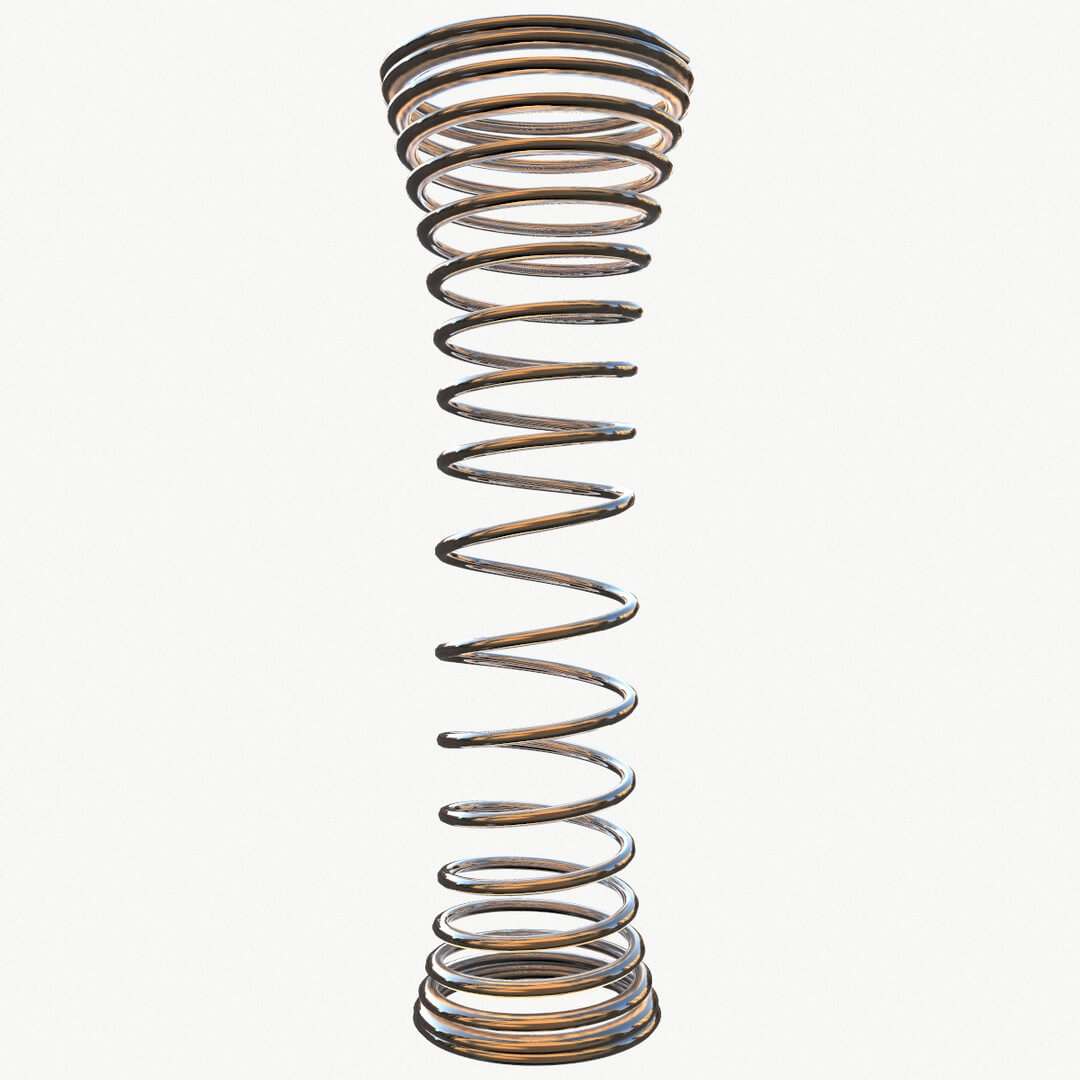 Metal Spiral Spring Ultimate Collection - 3D Model by zames1992d