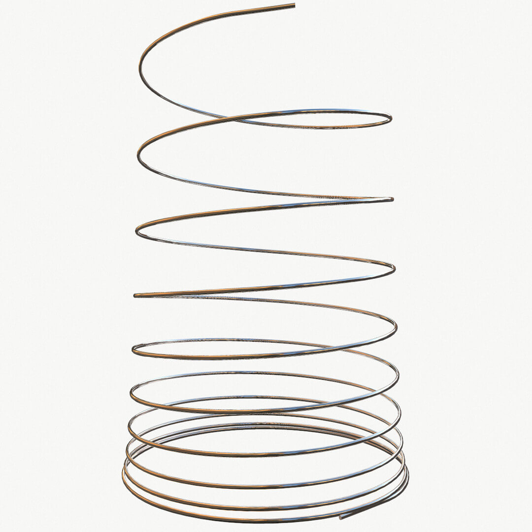 Metal Spiral Spring Ultimate Collection - 3D Model by zames1992d