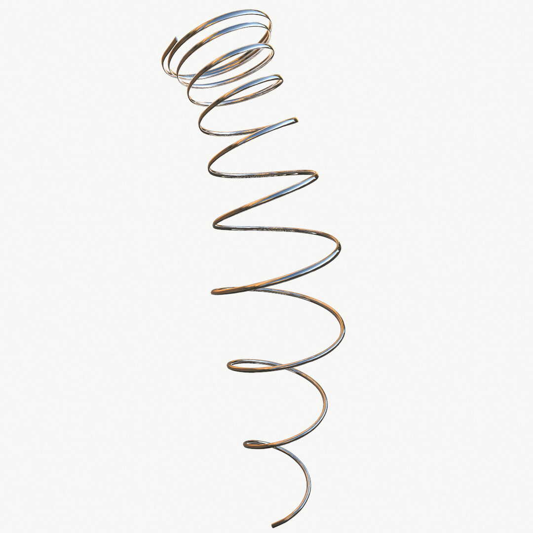 Metal Spiral Spring Ultimate Collection - 3D Model by zames1992d