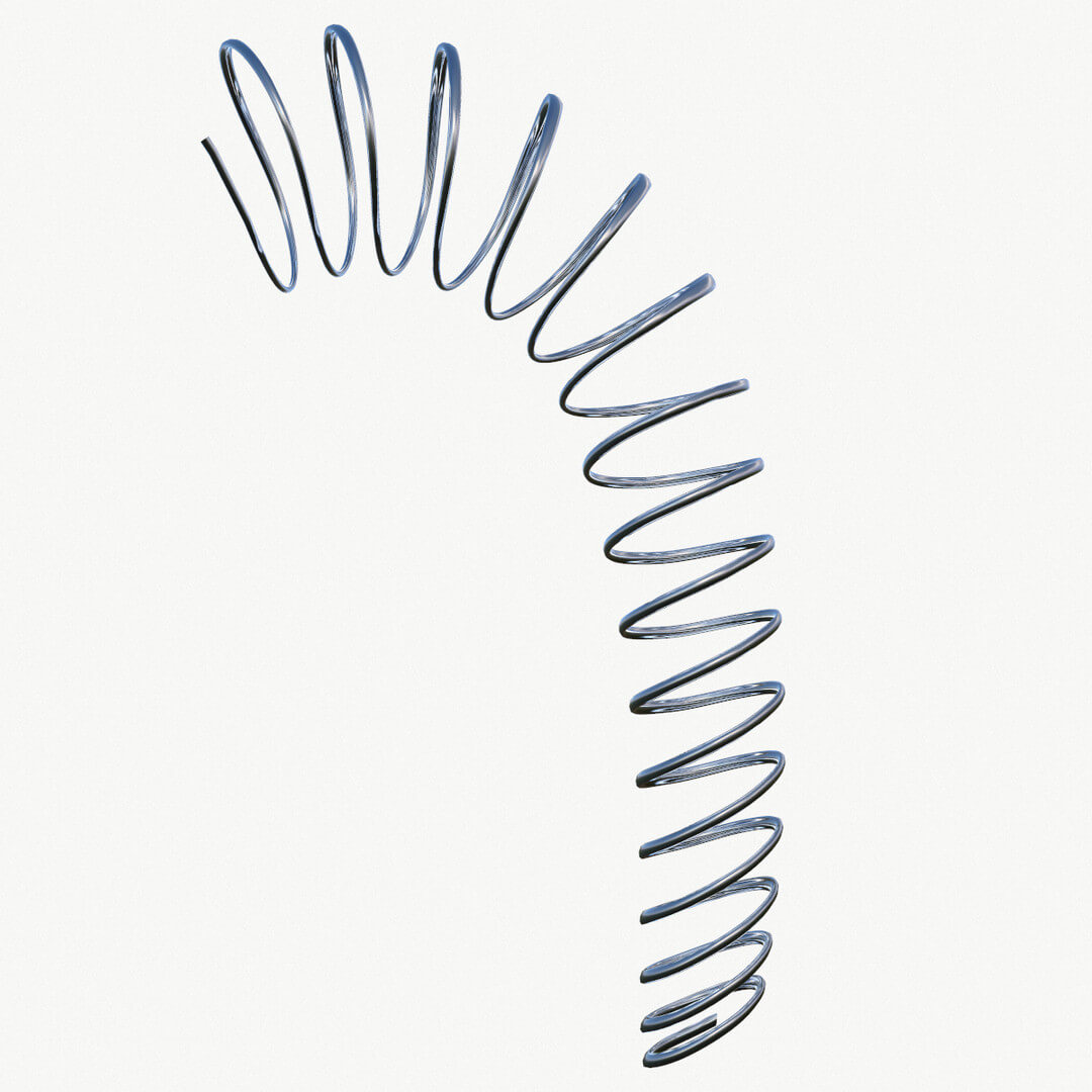 Metal Spiral Spring Ultimate Collection - 3D Model by zames1992d