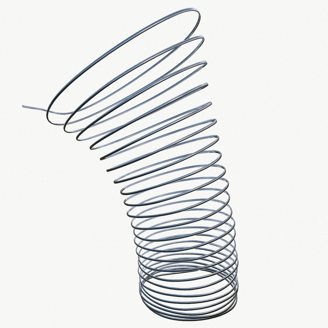 Metal Spiral Spring Ultimate Collection - 3D Model by zames1992d