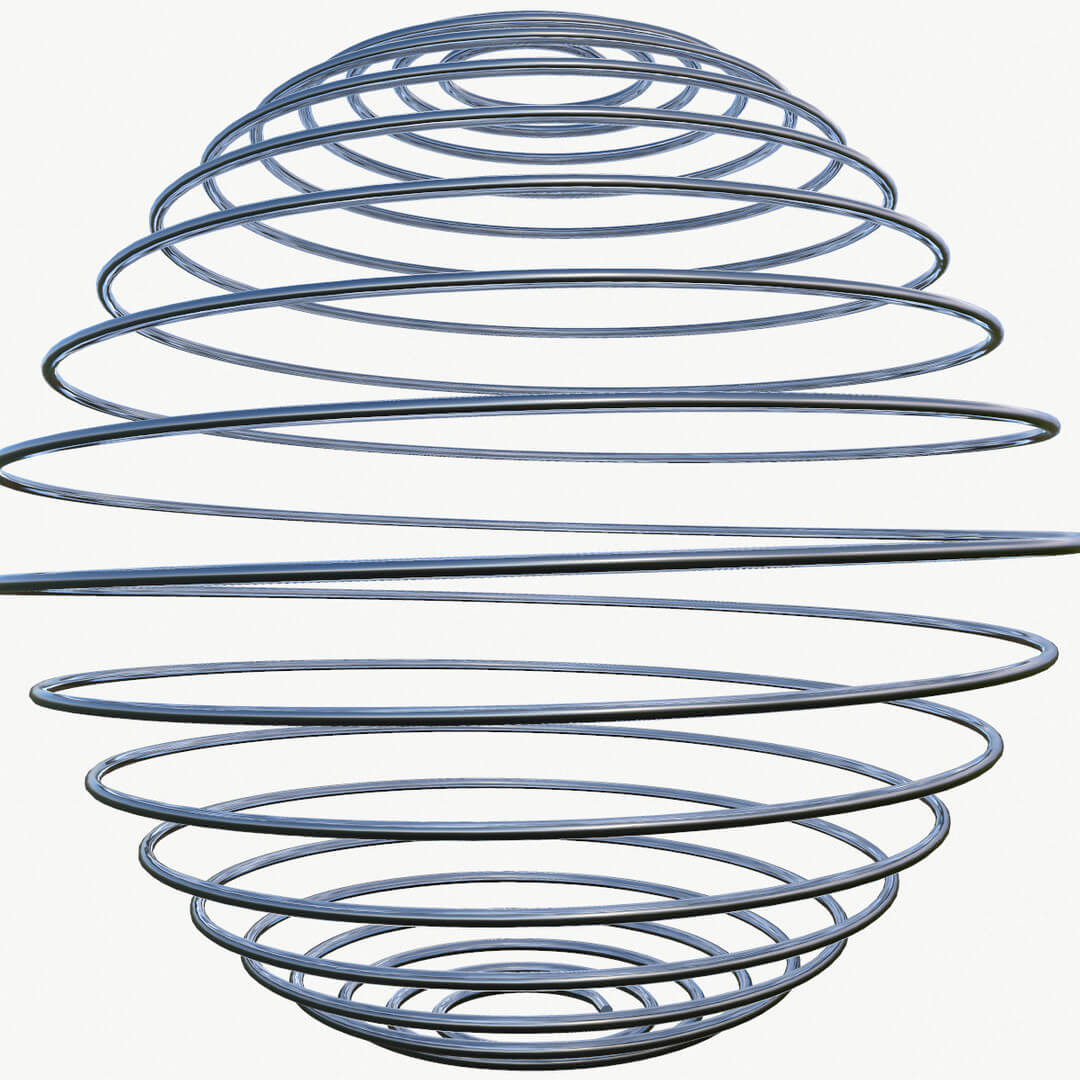 Metal Spiral Spring Ultimate Collection - 3D Model by zames1992d
