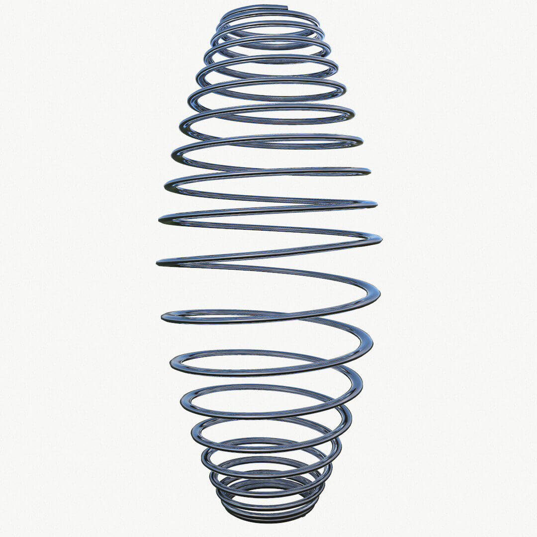 Metal Spiral Spring Ultimate Collection - 3D Model by zames1992d