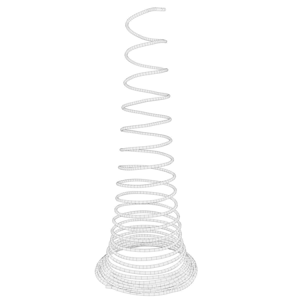 Metal Spiral Spring Ultimate Collection - 3D Model by zames1992d