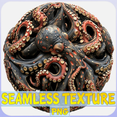 Octopus Seamless Texture by zames1992d