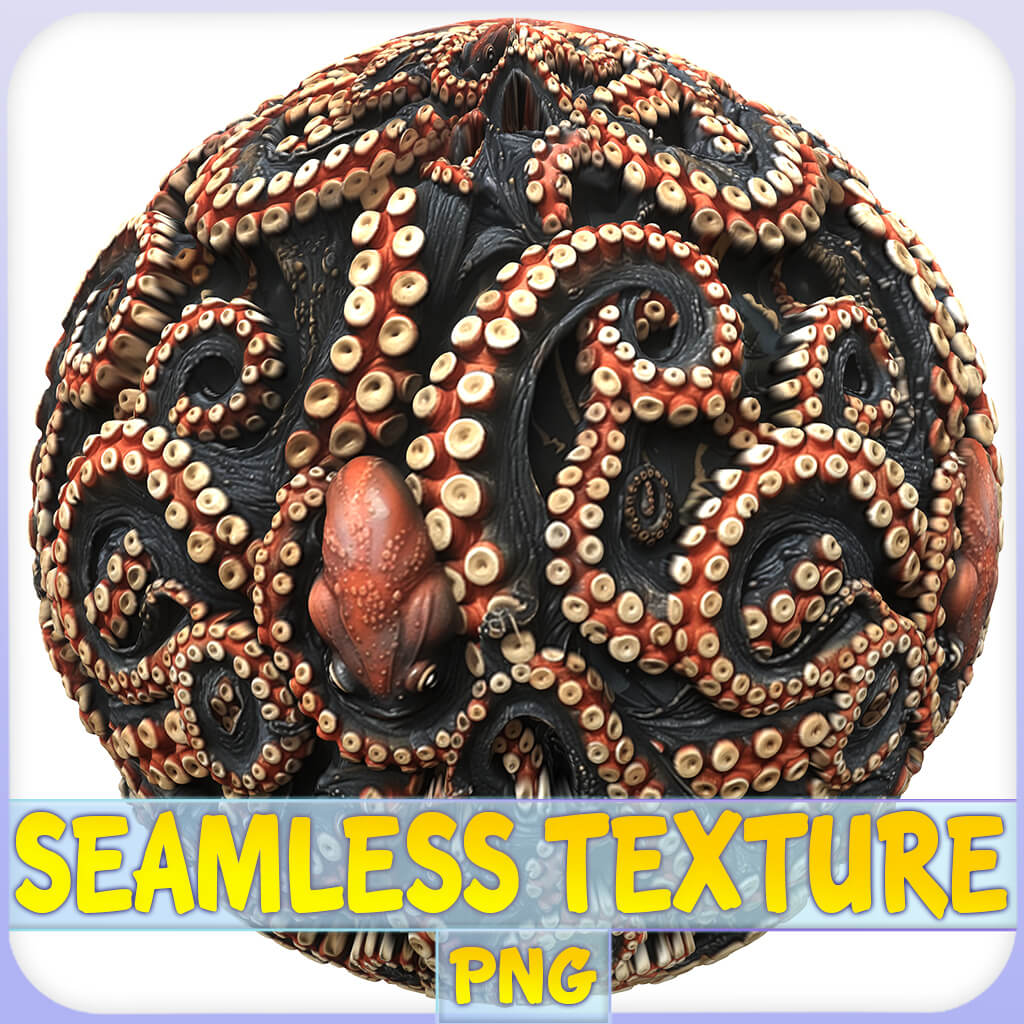 Octopus Seamless Texture by zames1992d