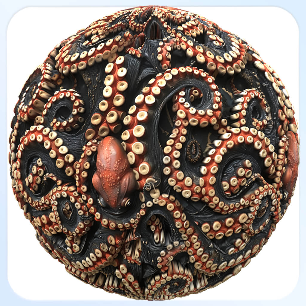 Octopus Seamless Texture by zames1992d