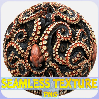 Octopus Seamless Texture by zames1992d