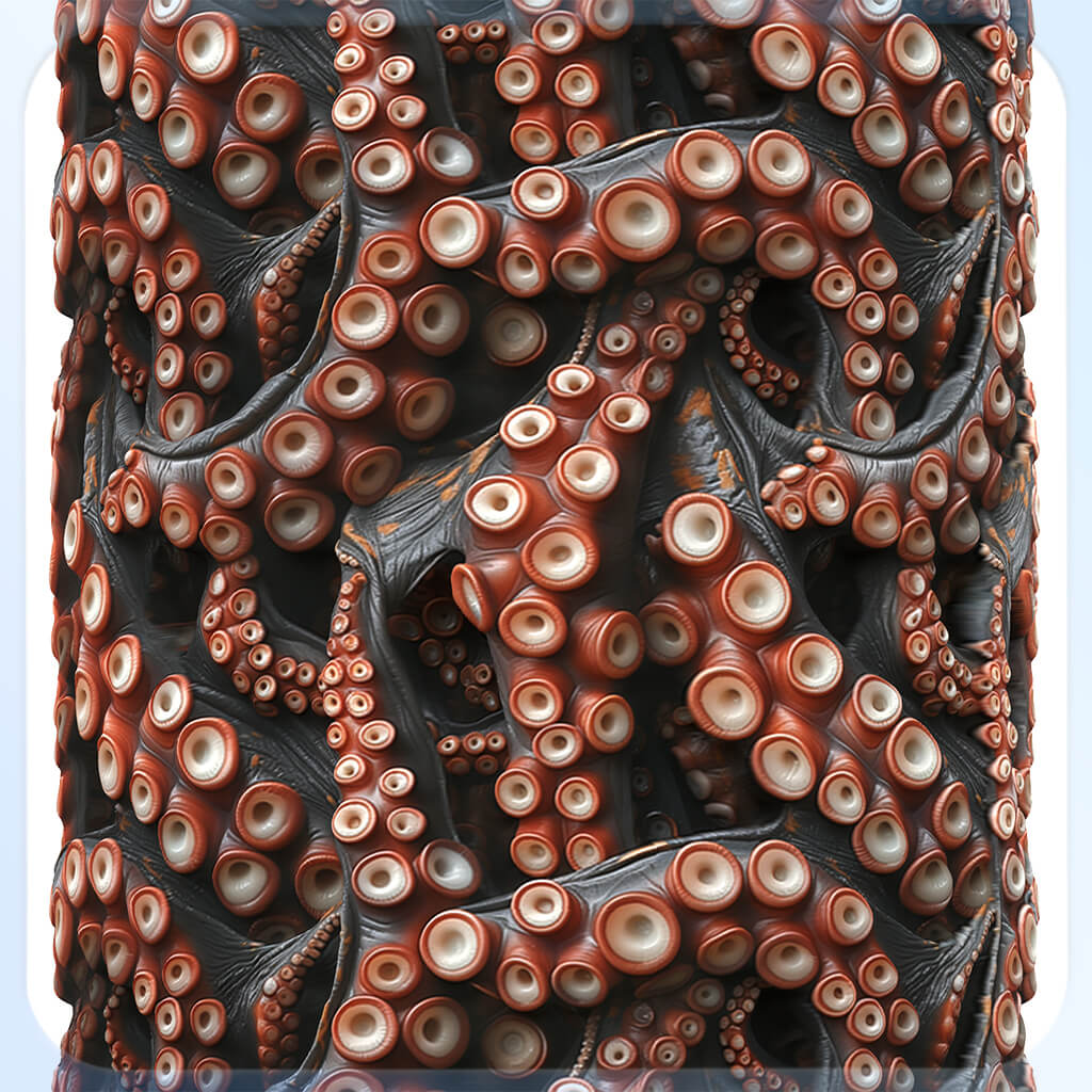 Octopus Seamless Texture by zames1992d