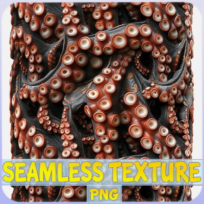 Octopus Seamless Texture by zames1992d