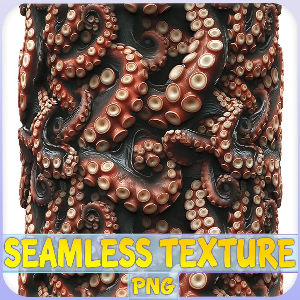 Octopus Seamless Texture by zames1992d