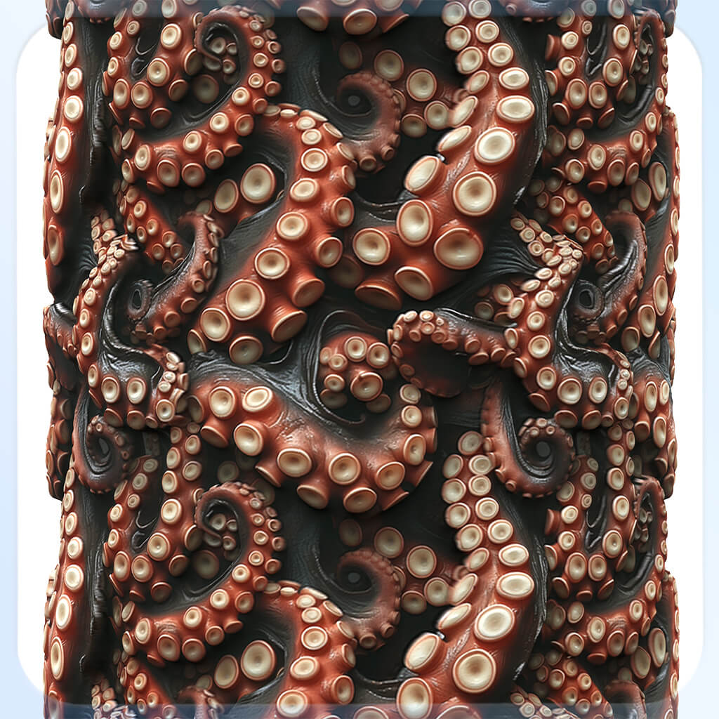 Octopus Seamless Texture by zames1992d