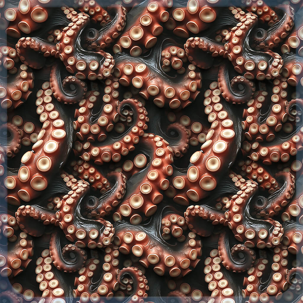 Octopus Seamless Texture by zames1992d