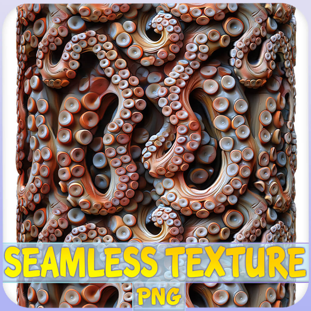 Octopus Seamless Texture by zames1992d