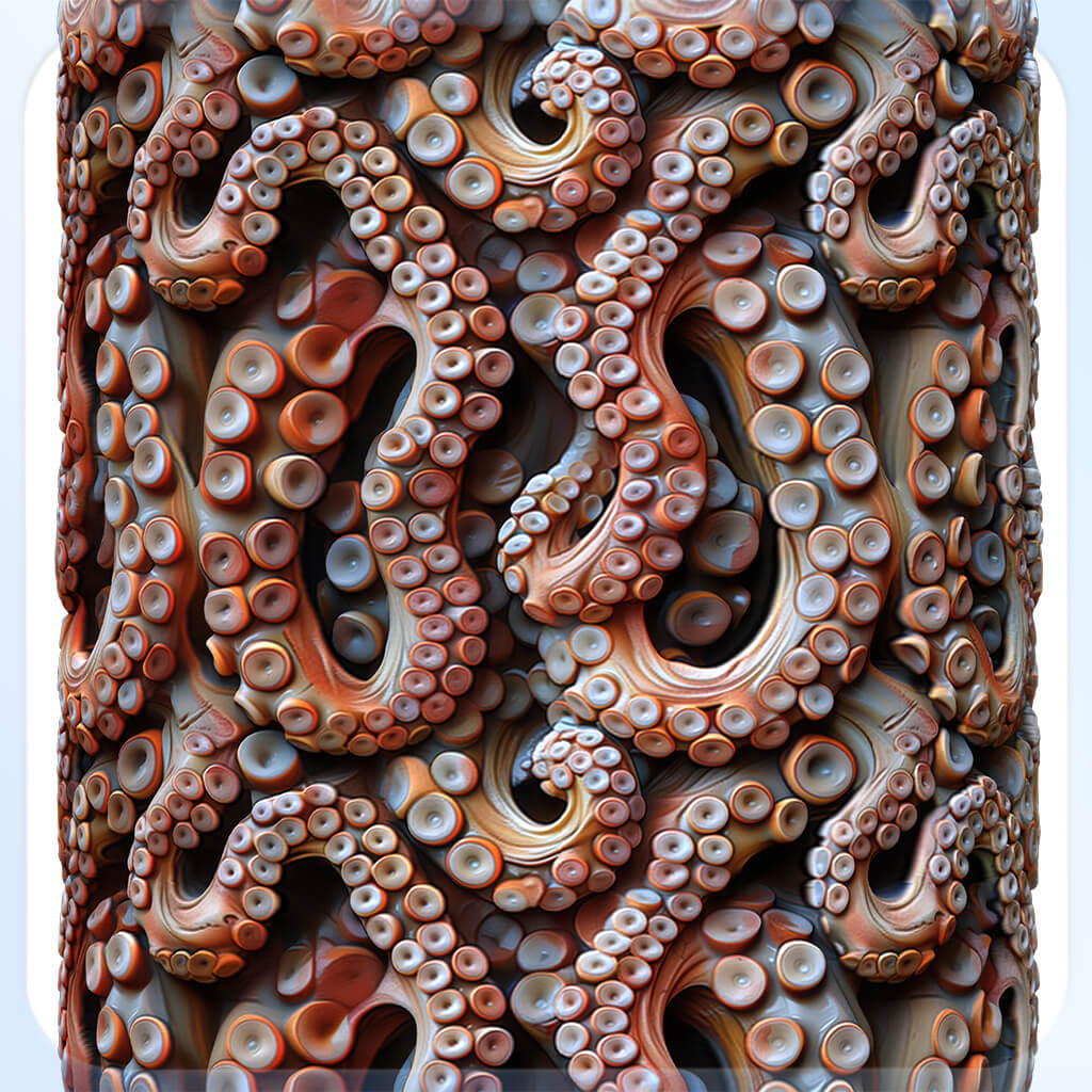 Octopus Seamless Texture by zames1992d