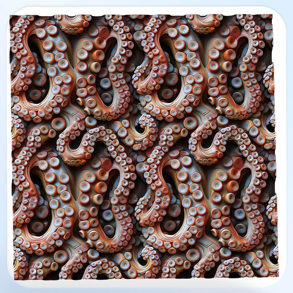 Octopus Seamless Texture by zames1992d