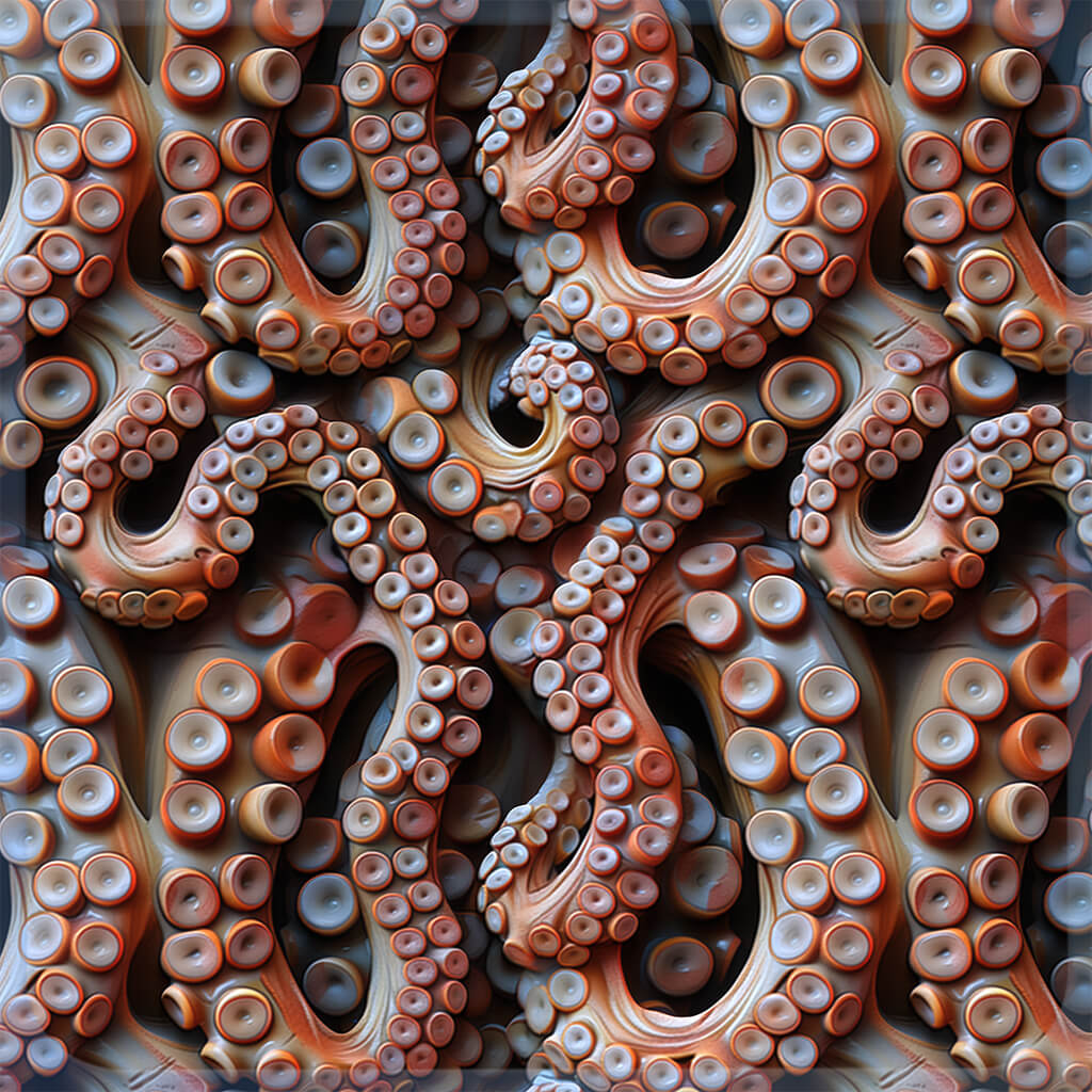 Octopus Seamless Texture by zames1992d