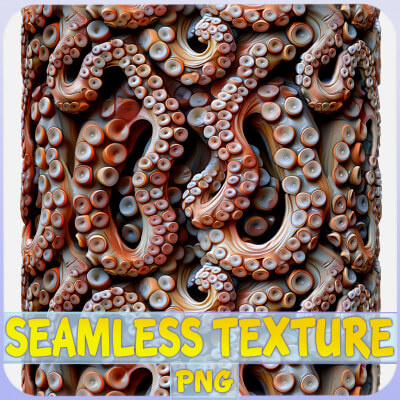 Octopus Seamless Texture by zames1992d