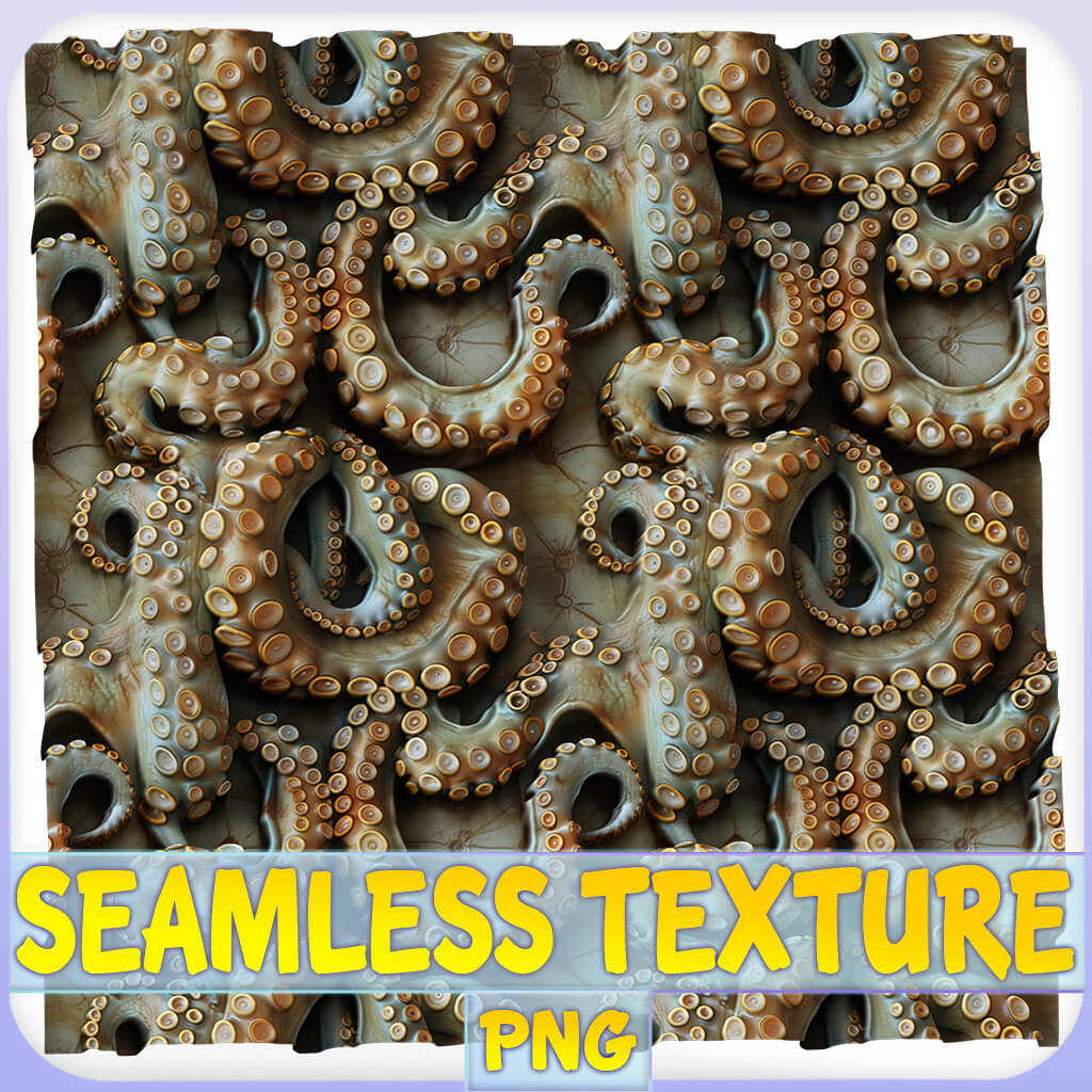 Octopus Seamless Texture by zames1992d